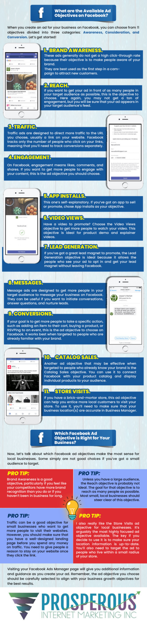Infographic: Facebook Ad Objectives… Which is Right for Your Business?