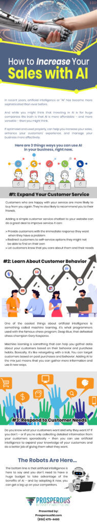 Infographic: How to Increase Your Sales with AI